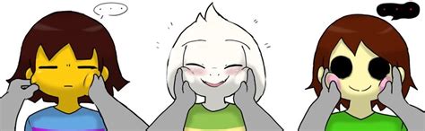 Chara Asriel Asriel Dreemurr Frisk Undertale Enigi Undertale