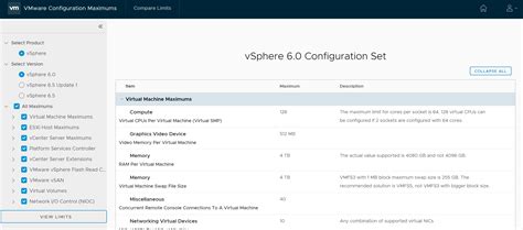 Vsphere Config Maximum Tool Byounghee Me