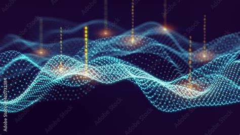 Big Data Analytics Through Machine Learning 3d Render Animation