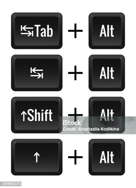 Keyboard Combinations Of Alt With Tab Shift Hotkeys Control Macro Shortcut Command Input Enter