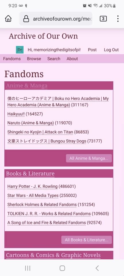 Very Pink Ao3 Theme Tumbex