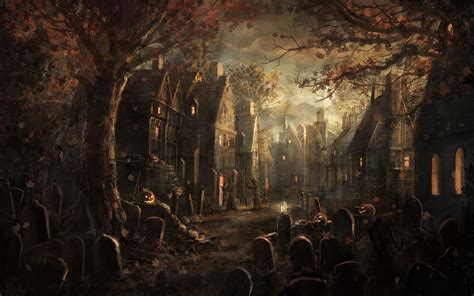 🔥 50 Halloween Graveyard Wallpapers Wallpapersafari