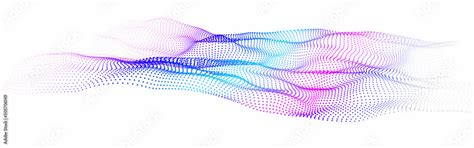 Node Waveform Topology Infinity Hud Big Data Vibrate Stock Vector Adobe Stock