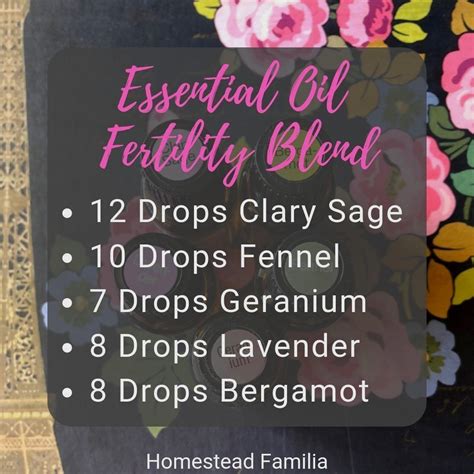 Pin By Michelle Bushey On Essential Oils In 2025 Fertility Blend
