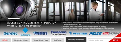 IDTECK Access Control And Integrated Security Solutions Provider