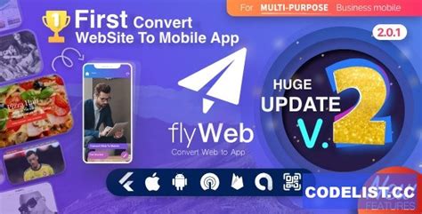 Flyweb For Web To App Convertor Flutter Admin Panel V201 Premium