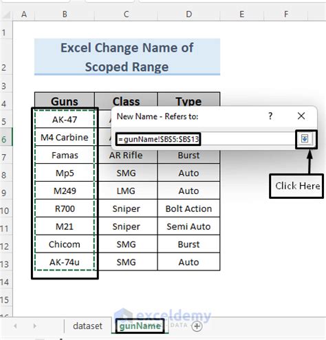 How To Change The Scope Of A Named Range In Excel 3 Methods