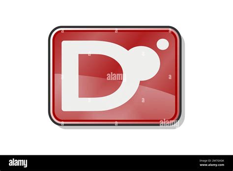 D Programming Language Logo White Background Stock Photo Alamy