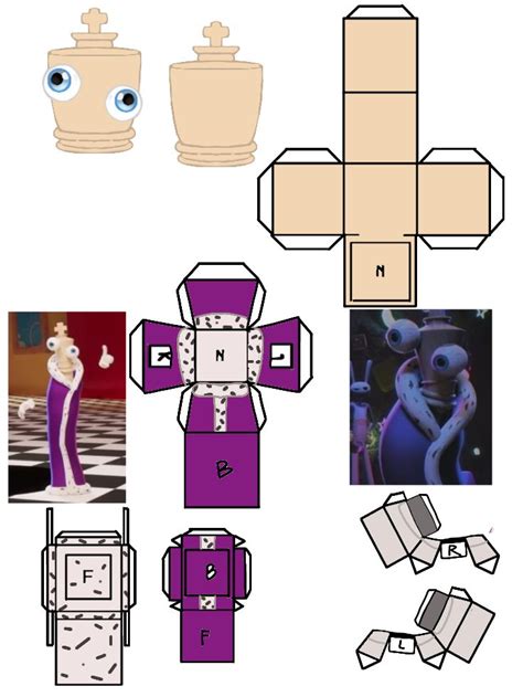 Kingerpapercraft The Amazing Digital Circus Paper Doll Template