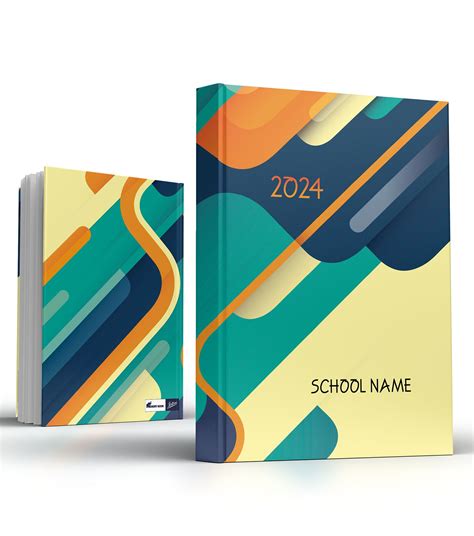 Abstract 2024 Yearbook Cover Theme Idea Yearbook Covers Themes