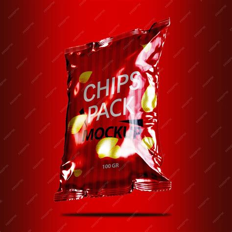 Premium Psd Potato Chips Packet 06