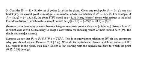 Consider R RR The Set Of Points X Y In The Chegg Com