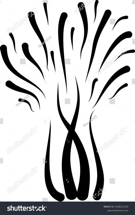 Tree Shape Vector Graphic Pattern Stock Vector Royalty Free