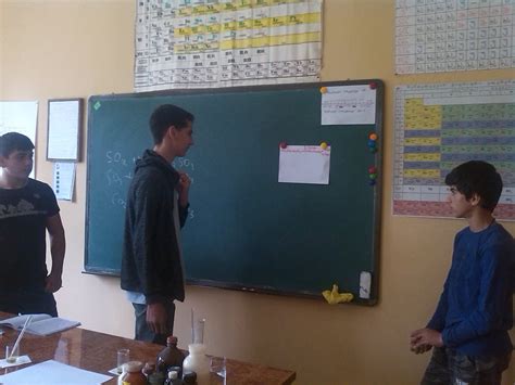 ჩალაუბნის სკოლა სამოდელო გაკვეთილები ქიმიაში