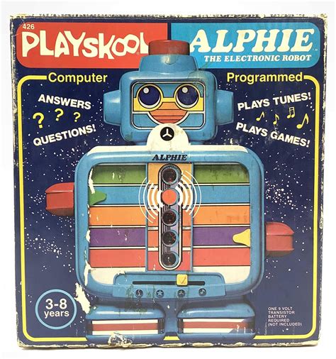 Lot 1978 Playskool Alphie The Electronic Robot