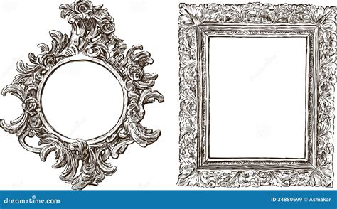 Vintage Ornate Frame Illustration