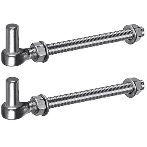 Insaga M16x 10 J Bolt Gate Hinge 304 Stainless Steel J