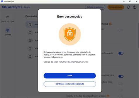Problem With Malwarebytes When Trying To Activate Malwarebytes For Windows Support Forum