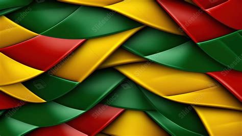 Colorful 3d Rendered Wall And Floor With Rainbow Stripe Pattern