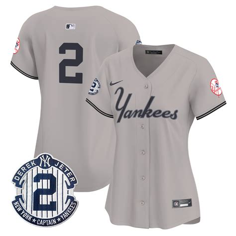 Womens Derek Jeter New York Yankees Throwback Vapor Premier Limited