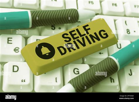 Text Caption Presenting Self Driving Business Idea Autonomous Vehicle Ability To Navigate