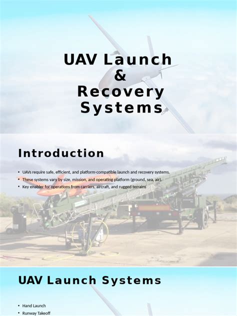 Uav Launch And Recovery Pdf Unmanned Aerial Vehicle Thrust