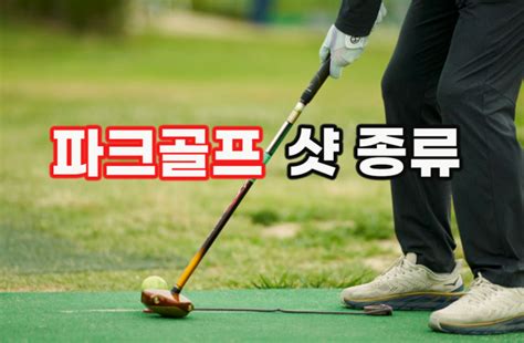 파크골프 샷 종류 티샷 페어웨이샷 러프샷 벙커샷 등 네이버 블로그