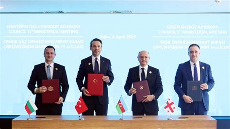 Азербайджан Турция Болгария и Грузия подписали меморандум по «зеленой энергии Minval Politika