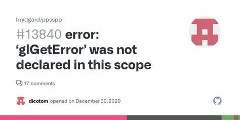 Error ‘glgeterror Was Not Declared In This Scope · Issue 13840