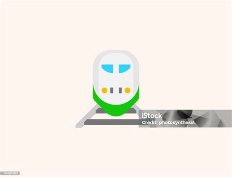 벡터 아이콘을 학습합니다 고립 된 다가오는 전기 열차 여객 열차 전면 보기 플랫 컬러 기호 벡터 전경에 대한 스톡 벡터 아트 및 기타 이미지 Istock