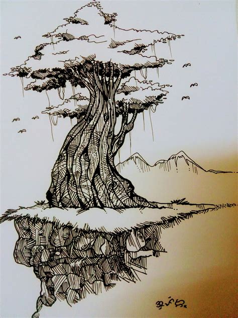 Narra Tree Drawing