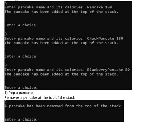 Solved Pancake Stack You Are Stacking Pancakes Of Your