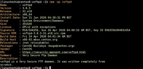 How To Install Vsftpd Ftp Server On Centos 8 Rhel 8