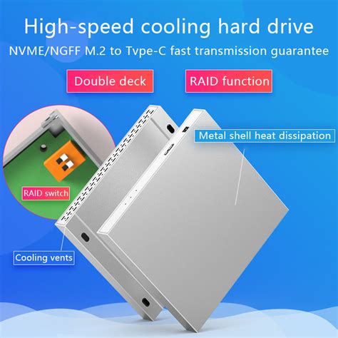 Uthai 25 Inch Mobile Hdd Enclosure Dual Bay Raid Vicedeal