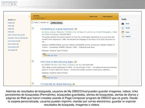 Ppt My Ebsco Host Tutorial Powerpoint Presentation Free Download