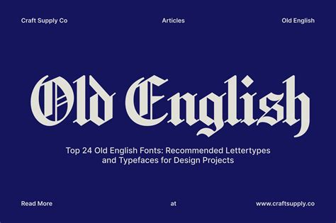 Top 24 Old English Fonts Recommended Lettertypes And Typefaces For Design Projects
