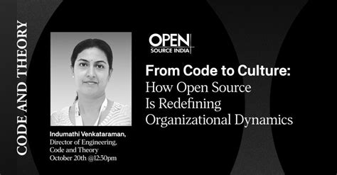 code and theory on linkedin open source india brings together the most