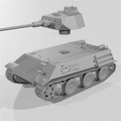 🪖 Vk 2801 Ausf B 172 Stl Model Of Tank・ Stl File For 3d Printing・cults