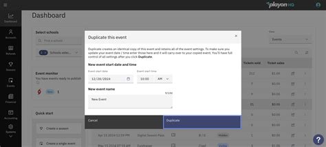 How To Duplicate Events