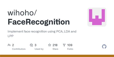 Github Wihoho Facerecognition Implement Face Recognition Using Pca Lda And Lpp