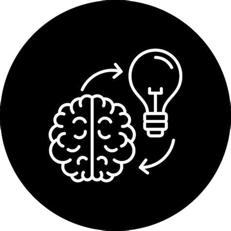 브레인스토밍 아이콘 프리미엄 벡터