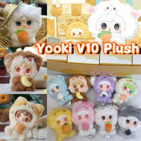 Yooki V10 Mini Plush Doll Blind Box Yooki Mini Zoo Original Random