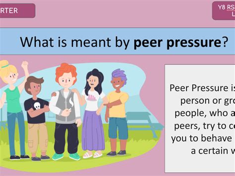 Rshepshe Ks3 Peer Pressure Lesson 07 Teaching Resources
