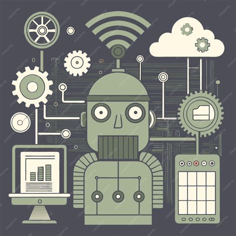 Premium Vector Technology Concept Vector Illustration Featuring Artificial Intelligenceai