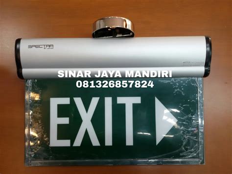 Jual Lampu Exit Emergency Spectra Sinar Jaya Mandiri Plaza Kenari Mas Blok D No 110A Lantai GF