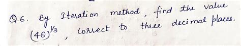 Solved Q By Iteration Method Find The Value Chegg Com