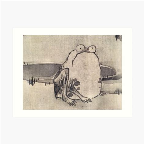 Ito Jakuchu Frog Woodblock Art 菜蟲譜 Sai Chu Fu Vegetables And Insects