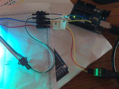 arduino uno r3 mit ws2801 led stripe als ambilight nachbau deutsch