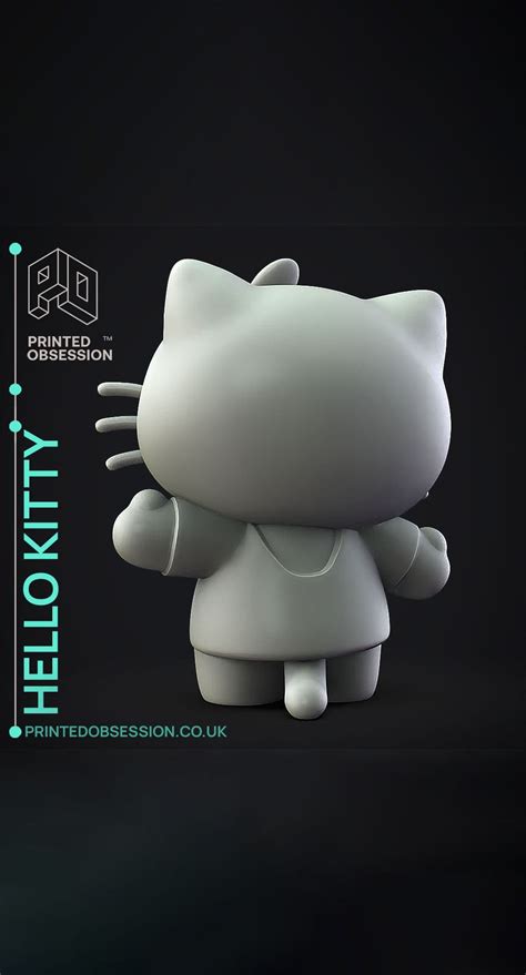 Hello Kitty Fan Art 3d Model By Printedobsession On Thangs Image