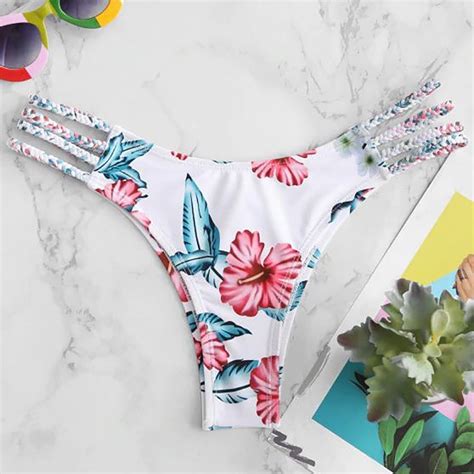 Miarhb Women Sexy Bottoms Swimsuit Bikini Swimwear Cheeky Thong V